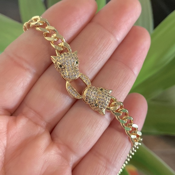 Fashion Jewelry | Jewelry | Golden Plated Panther Necklace Set | Poshmark